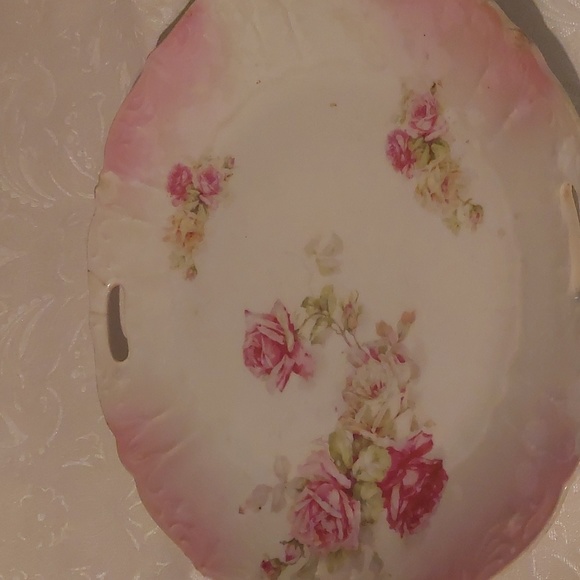 Accents | Vintage Rose Pattern Plate | Poshmark